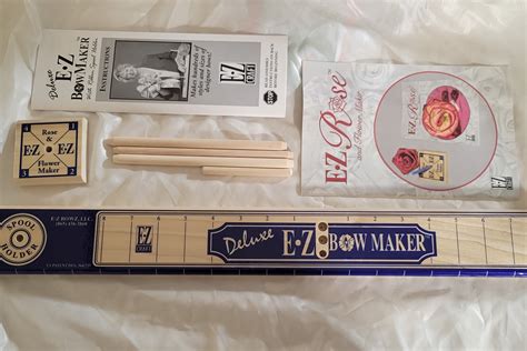 Deluxe Ez Bow Maker With Ribbon Rose Maker Attachment Ez Craft