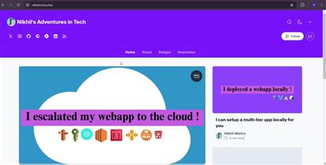 Nikhil Mishra On Linkedin Deploying On Local Was Good But My Laptop Gave Up So I Deployed A