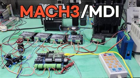 DIY CNC 공부 MACH MDI teach YouTube