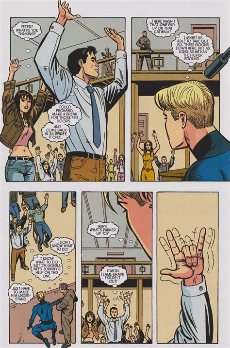 Uncanny Comic Book Scans Spider Manhuman Torch 5july 2005