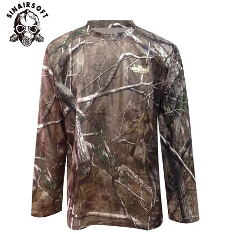 Wholesale Summer And Autumn Mens Camouflage Long Sleeve T Shirt