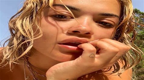 Rita Ora ‘bored While Sunbathing So Serves Up A Whole Topless Shoot