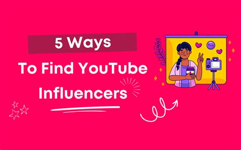5 Ways To Find Youtube Influencers Click Analytic