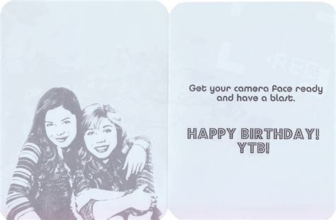 Disney Icarly Birthday Greeting Card Discount Party Supply