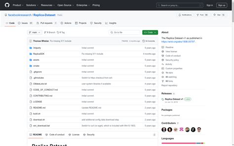 Replica Dataset