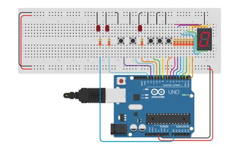 Circuit Design Practica 1 Micros Ii Tinkercad