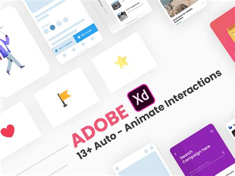 Animate Ui Kit Free Xd Resource Adobe Xd Elements