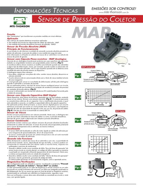 Sensor Map Pdf Eletrônicos Pressão