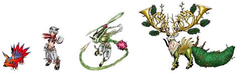 Elecmon Evolution Line Cernumon By Digimontheory On Deviantart