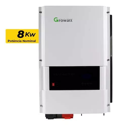 Inversor Off Grid 2mppt 220v 8kw Growatt Hibrido 8000w