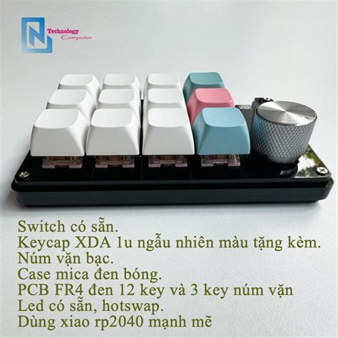 Bàn Phím Keyboard Macro Antari Rgb Hoàn Thiện 15 Key Có Núm Vặn Keymap Qua Web Đơn Giản Dễ Dàng