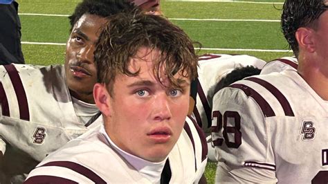 Carson Schoen Son Of Joe Schoen Leads Don Bosco To Win In Texas