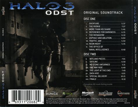 Halo 3 Odst Original Soundtrack музыка из игры