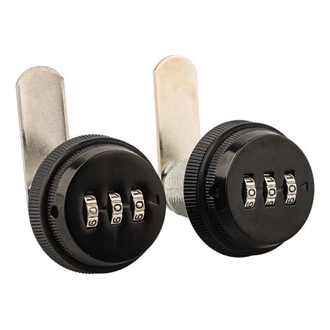 Btoer 2 Piece Mailbox Lock Combination Lock 3 Digit Mailbox Lock 25mm