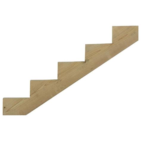 Ashman Online Ashman 5 Step Ground Contact Pressure Treated Pine Wood Stair Stringer