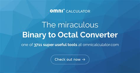 Binary To Octal Converter