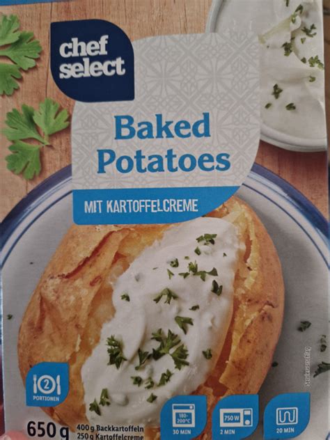 Lidl Chef Select Baked Potatoes Calories New Products Fddb