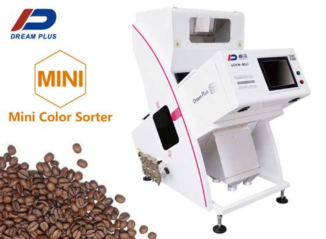 One Chute Mini Coffee Bean Color Sorter Sorting Green And Roast Coffee