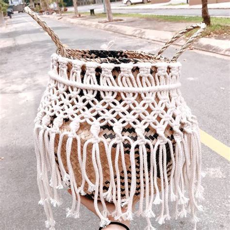 Seagrass Belly Basket Sku C00377 Viettime Craft