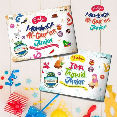 Jual Pintar Membaca Al Quran Junior Bonus Pintar Ilmu Tajwid Junior