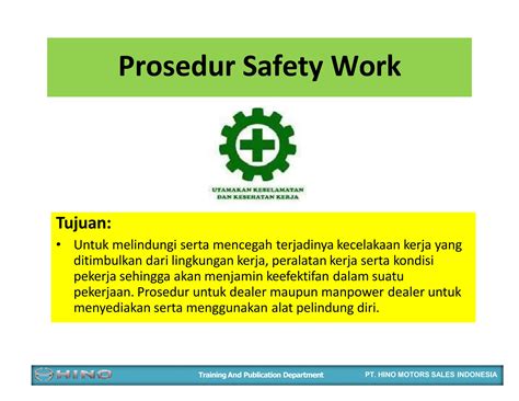 Prosedur Safety Work In Automotive Workshoppptx