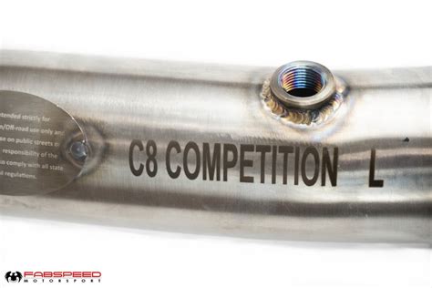 Fabspeed Chevrolet Corvette C8 Cat Bypass Pipes Cicio Performance