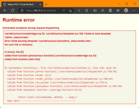 Luci Base LuCI Is Not Detecting Properly Sysauth Htm In 3rd Party