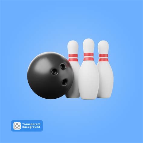 Premium Psd 3d Illustration Of Bowling
