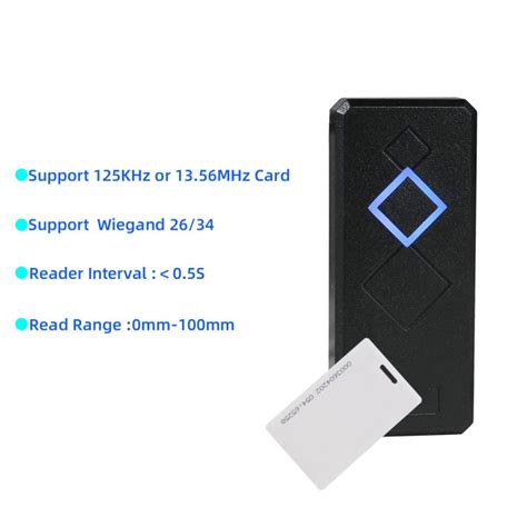 Rfid Door Card Reader Wiegand 26 34 125khz 1356mhz Ic Id Card Reader