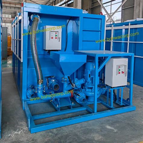 Bentonite Mud Mixtures Mixing Station For Oil Drilling And Piling Mud