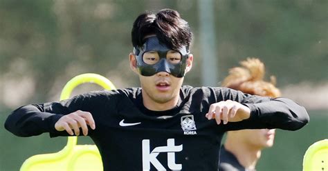 검은 마스크 손흥민 오늘도 훈련 [뉴시스pic]