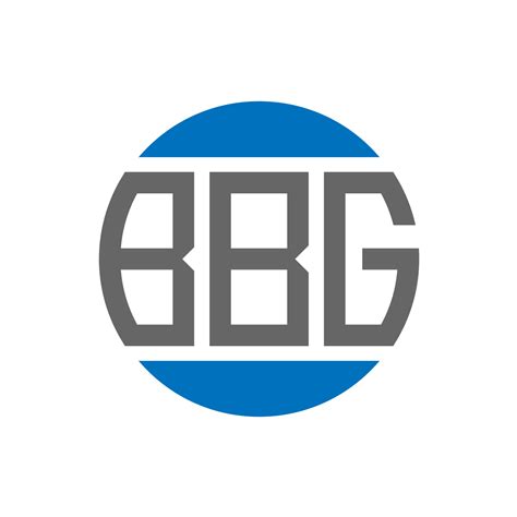 Bbg Letter Logo Design On White Background Bbg Creative Initials