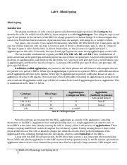Lab Blood Typing Lab Blood Typing Blood Typing Introduction The Plasma Membrane Of Cells
