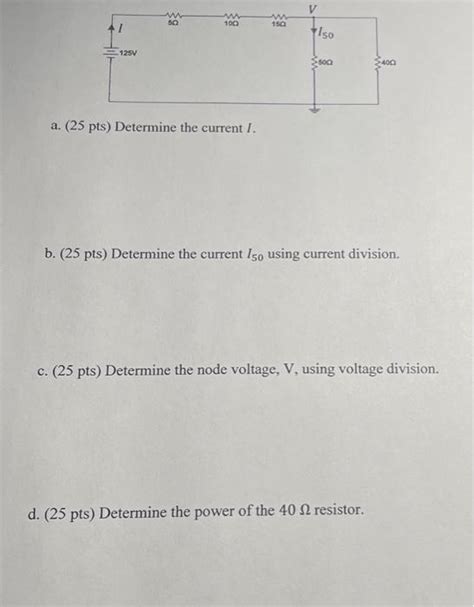 solved a 25pts determine the current i b 25 pts