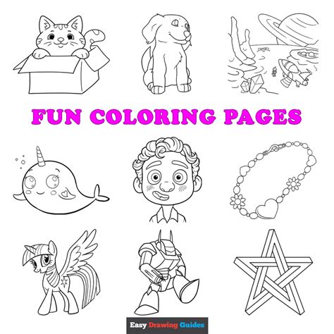 Fun Coloring Worksheets Free Coloring Pages To Print
