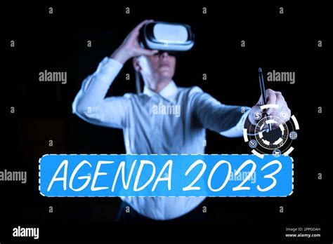Text Showing Inspiration Agenda Business Concept List Of Activities In Order Which They