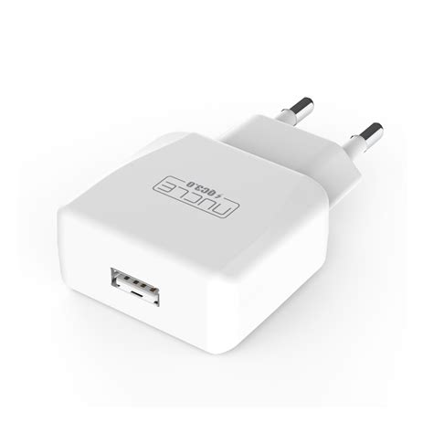 뉴클 Qc 30 18w 고속 충전기 Usb A타입 단자 1포트 뉴클