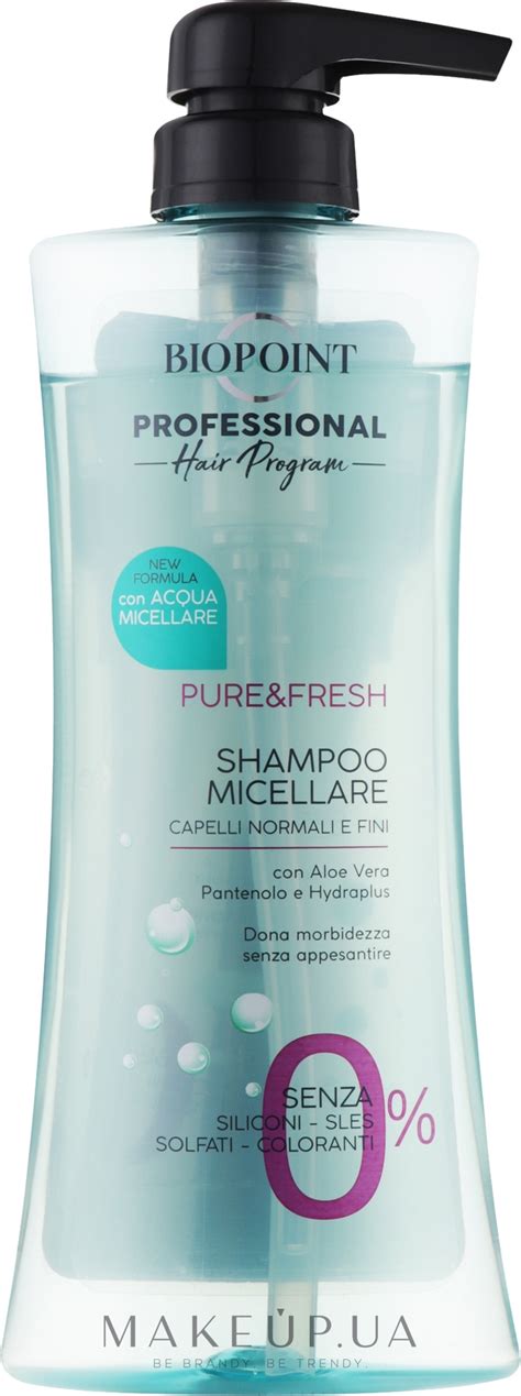 Biopoint Pure&Fresh Shampoo Micellare - Шампунь для нормальных и тонких ...