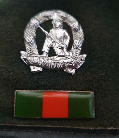 South African Army Sadf Comando Beret With Badge And Balkie 52 Cm