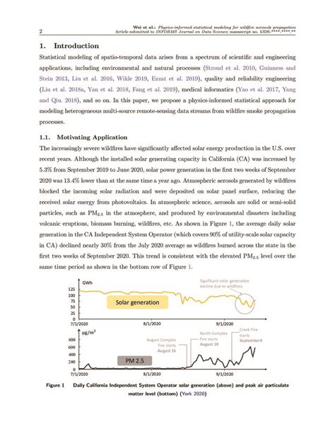 Physics Informed Statistical Modeling For Wildfire Aerosols Process Using Multi Source
