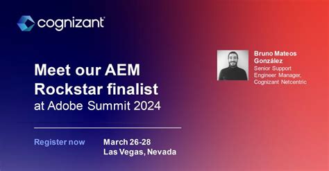 cognizant netcentric on linkedin adobesummit aemrockstar event