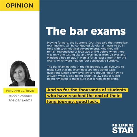 The Philippine Star On Twitter OPINION Today Our Bar Examinees Will