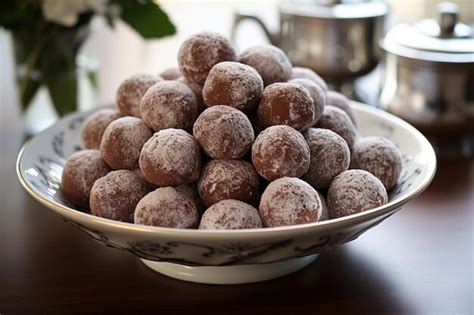 Premium Photo Bittersweet Indulgence Heavenly Truffle Pleasure Best