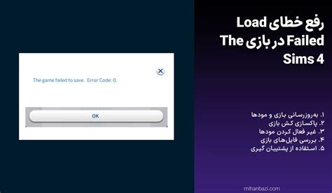 Load Failed The Sims