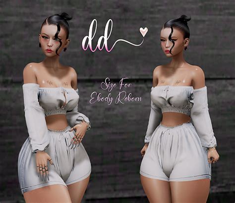 Second Life Marketplace Dd White Outfit Ebody Reborn