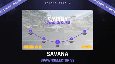 SAVANA Spawn Selector V2 QB ESX FiveM Releases Cfx Re Community
