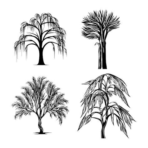 Premium Vector A Picture Of A Tree That Has The Word Quot Tree Quot On It