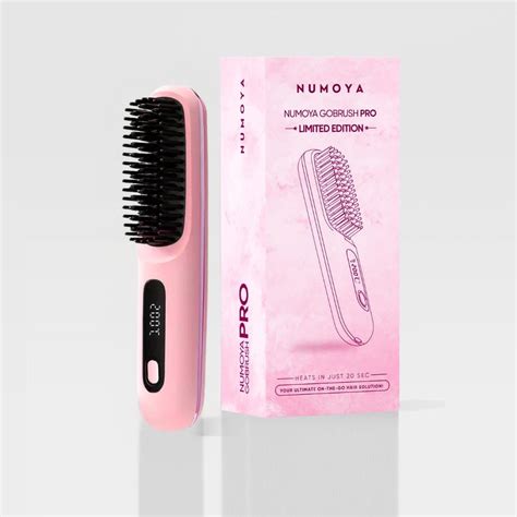 New Numoya Portable Straightener Brush Gobrush Pro