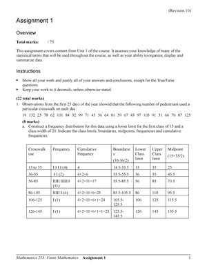 Assignment 05 Notes Assignment 5 Overview Total Marks 70 This