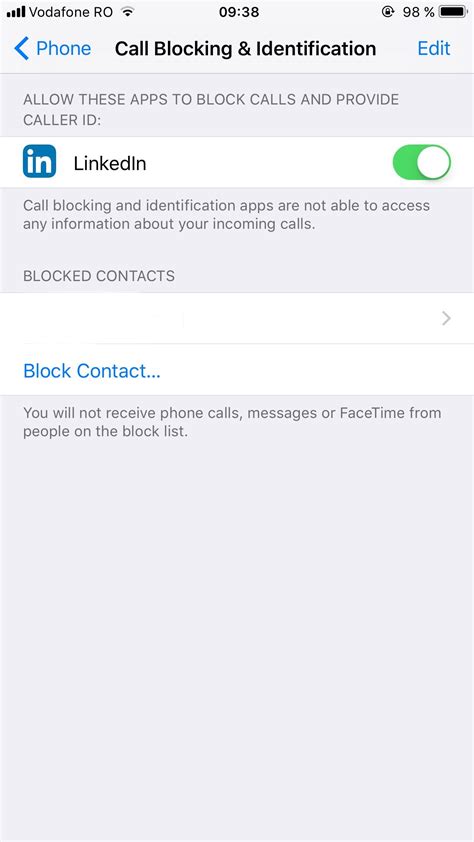Question Is App Managed Call Blocking And Identification A New Feature R Iosbeta